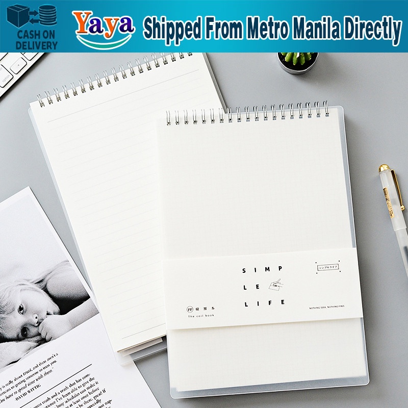 【Fast Dlivery】B5 Notebook With Garter Styled 3 options （Line Blank Grid ...