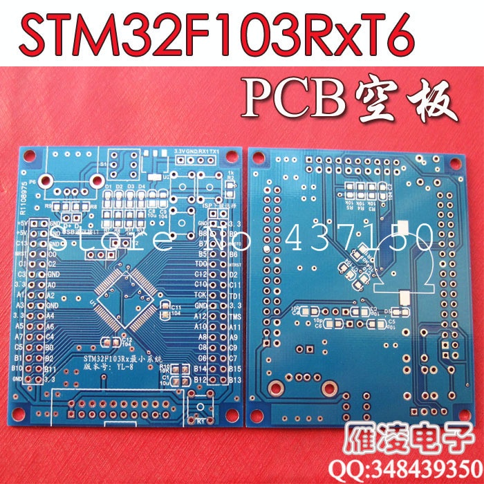Stm32f103 Minimum System Board Stm32f103rb Stm32f103rc Pcb Bare