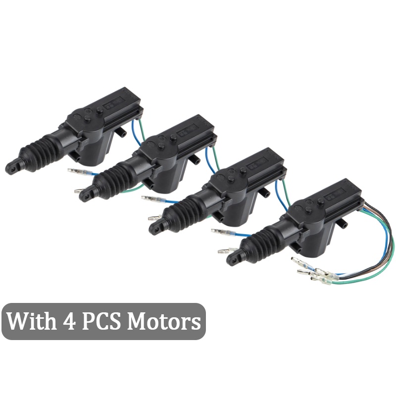 Car Lock Door Motor Remote Control Keyless Entry System Locking Kit ...