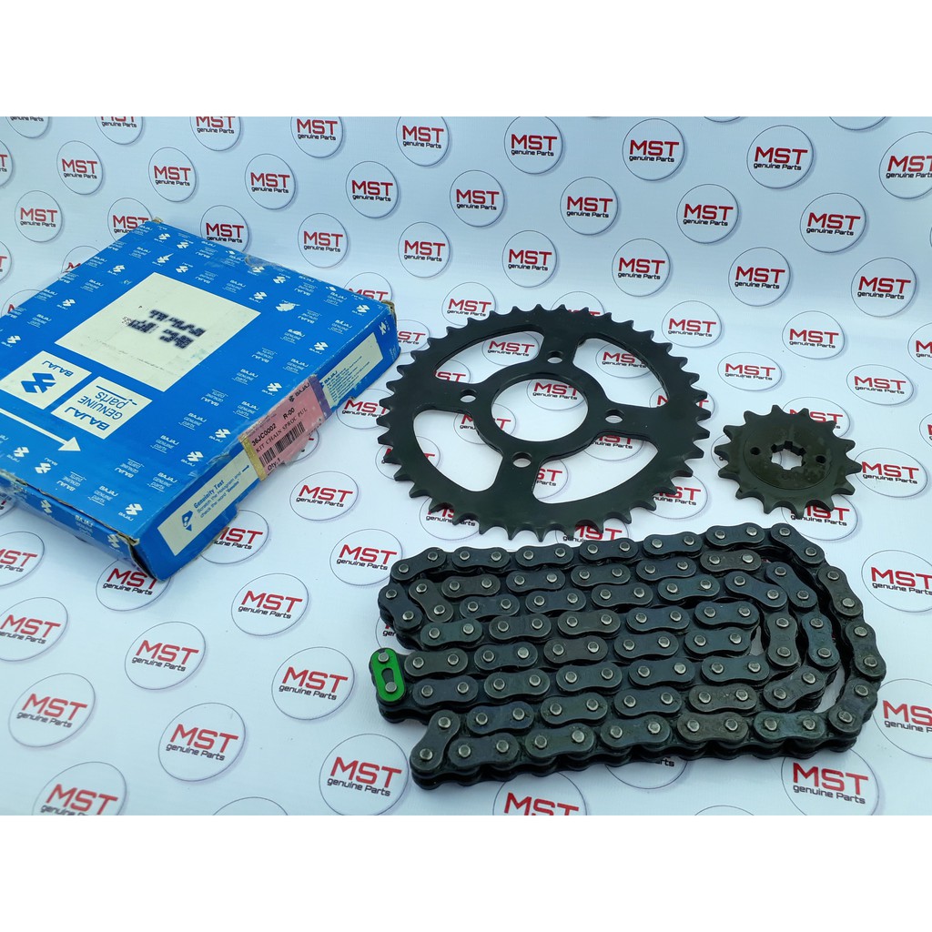 Chain & Sprocket Kit Rouser 200 Bajaj Genuine Parts 36JC0002 | Shopee ...