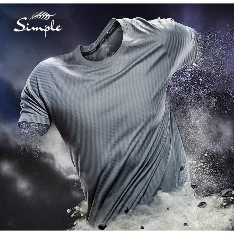 SIMPLE DRI FIT WORKOUT GYM SHIRT | Shopee Philippines