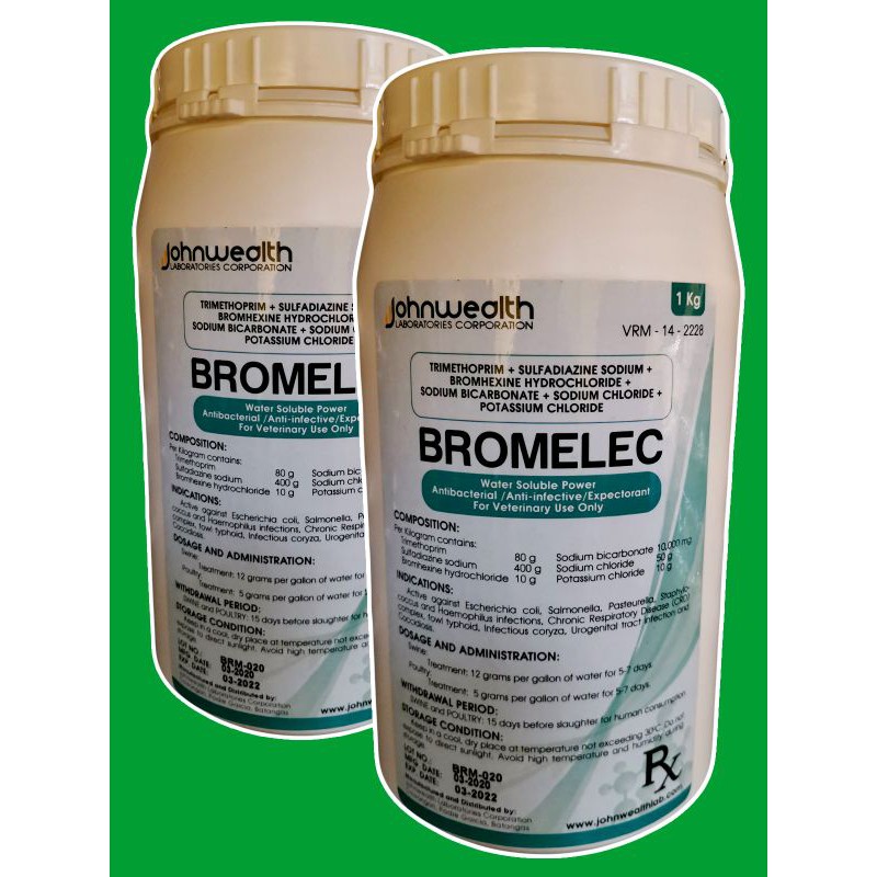 BROMELEC | TMPS+Bromhexine+Electrolytes (Water Soluble Powder) | Shopee ...