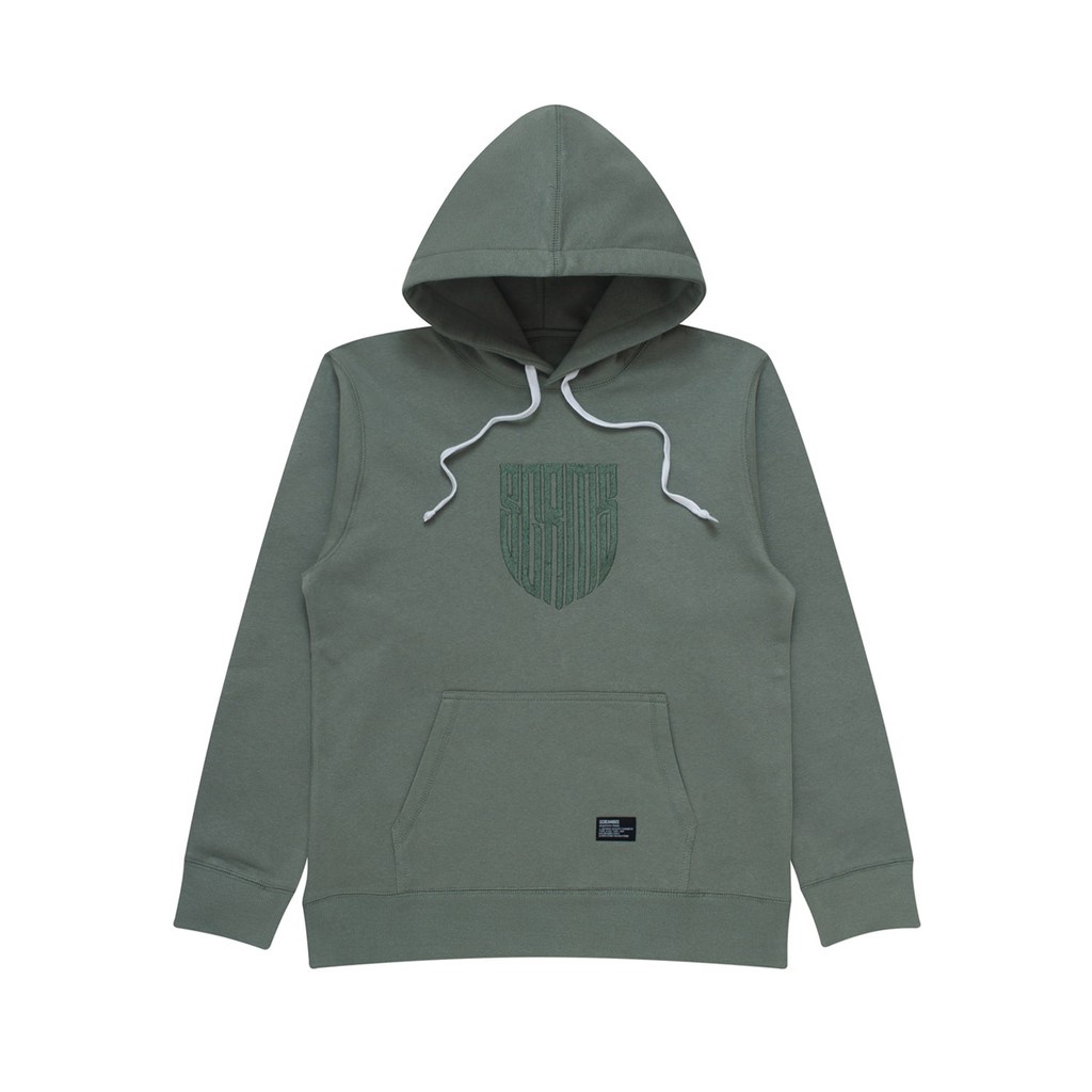 Screamous Sweater Pullover Hoodie - SWEATER SCRMS SHIELDS OLIVE ...