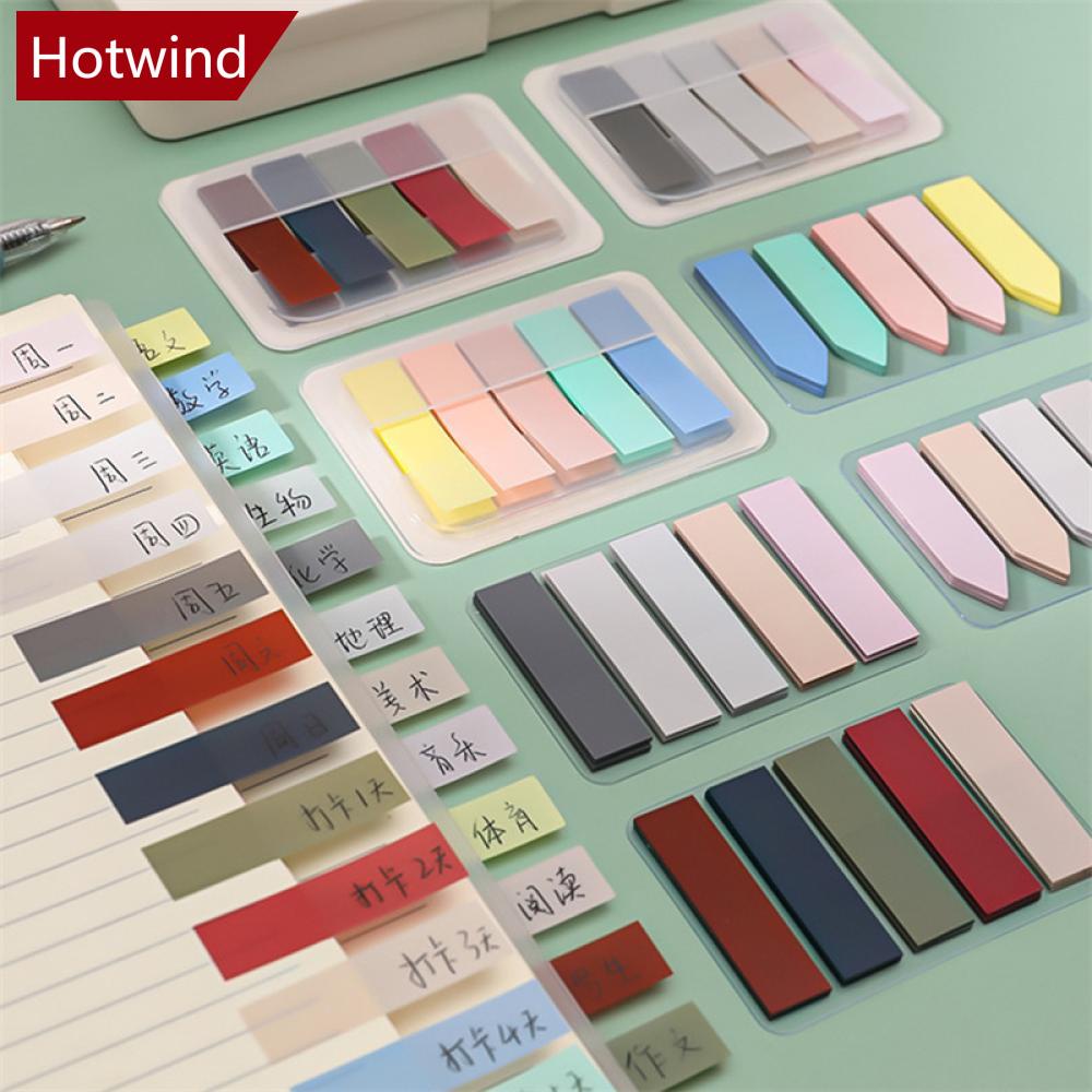 HW 100Sheets/pack Page Marker Colorful Memo Stickers Sticky Notes Index ...