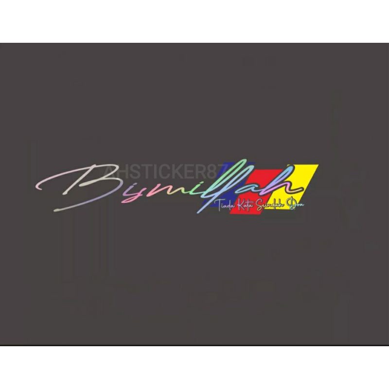 Sticker CUTTING Sticker Windshield Sticker Car Sticker BISMILLAH ...