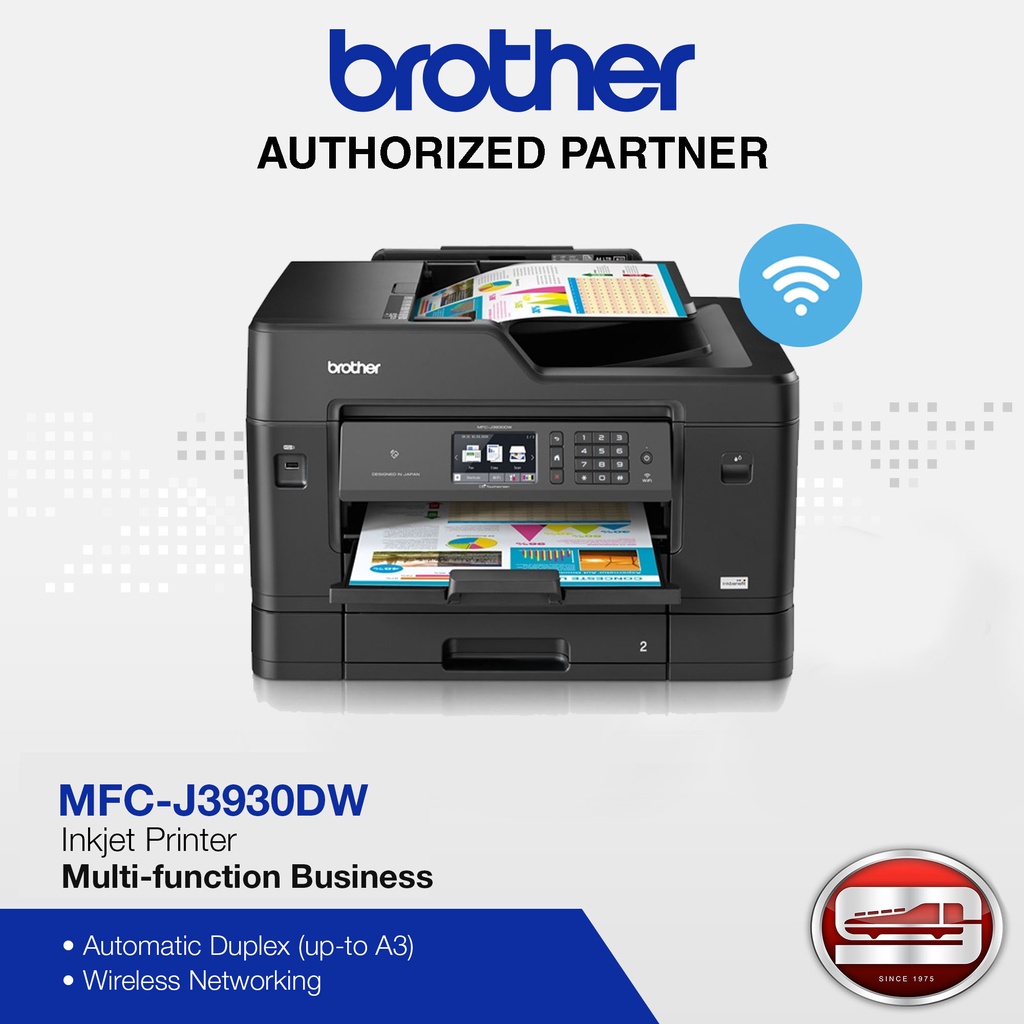 Brother MFC-J3930DW Multi-function Business Inkjet Colour Printer | Shopee Philippines
