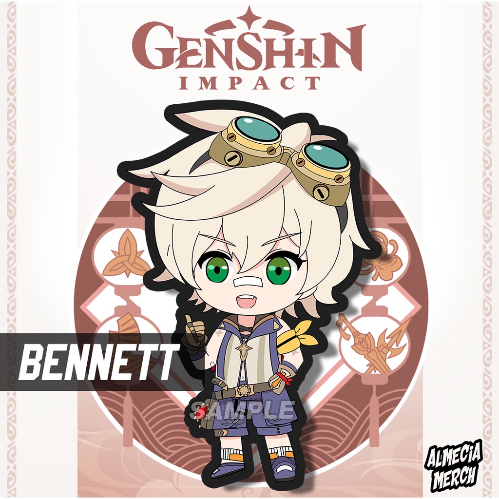 GANTUNGAN Bennett Genshin Impact Keychain / Bennett Genshin Impact ...