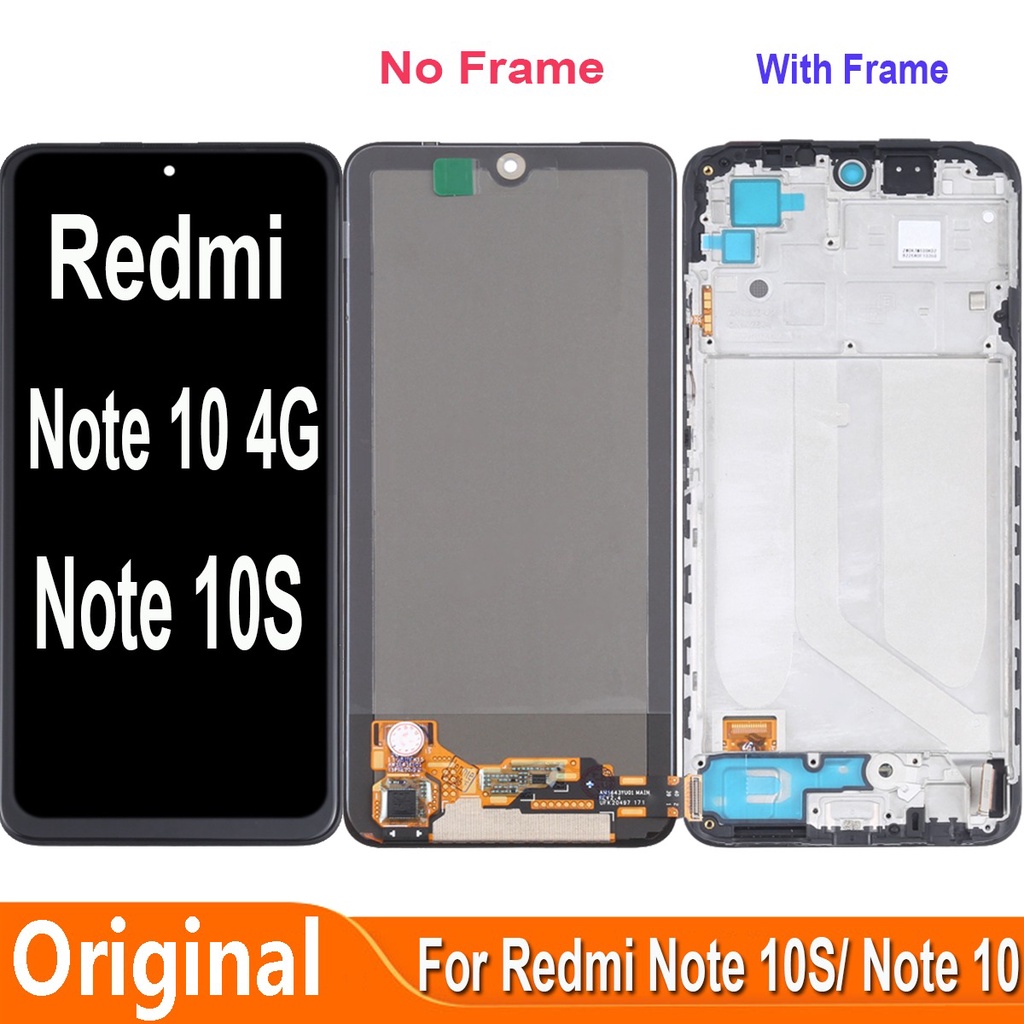 6.43'' Original LCD for Xiaomi Redmi Note 10 4G Note 10S M2101K7AI M2101K7AG LCD Display Touch ...
