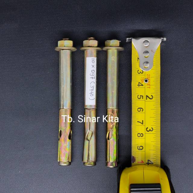 Dynabolt | Dinabol | Concrete Bolts | Expansion Bolt 10 x 97 | Shopee ...