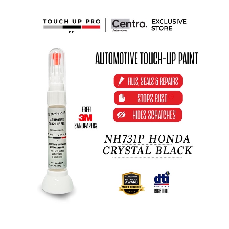 TOUCH UP PRO PH HONDA NH731P CYSTAL BLACK | Shopee Philippines