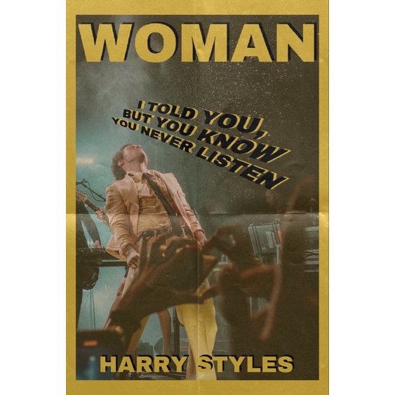 Harry Styles Retro A4 Poster with FREEBIES | British Singer, Model and ...
