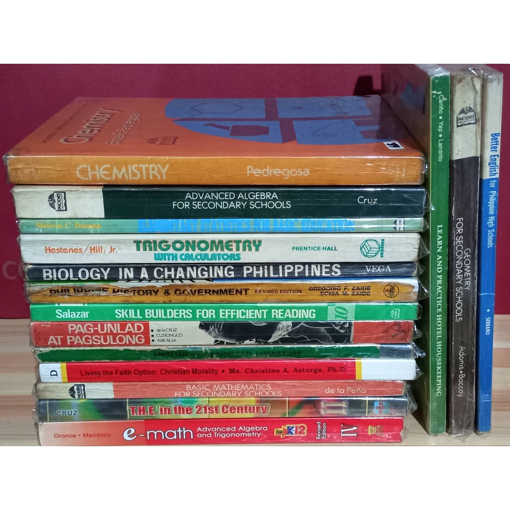 TX07 HIGH SCHOOL TEXTBOOKS (Pre-loved) | Shopee Philippines