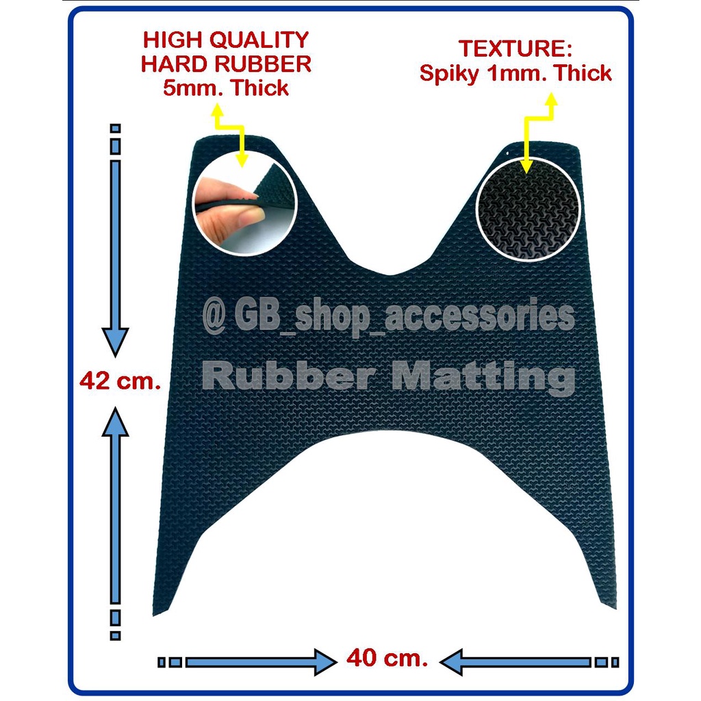 D' ORIG RUBBER MATTING (MOTORSTAR EASY RIDE 150cc) | Shopee Philippines