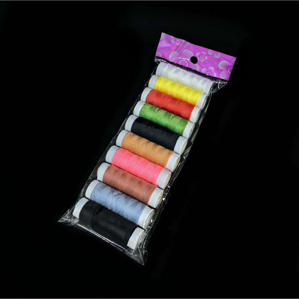 10 Rolls Sewing Thread for Sewing Machine Kit DIY Sewing Supplies ...