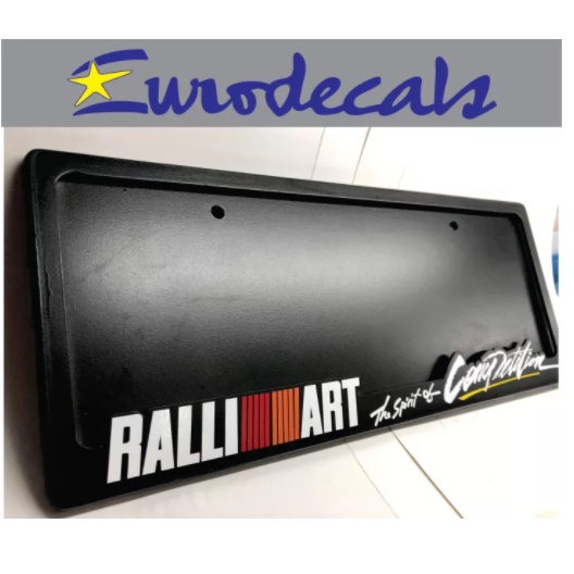 Eurodecals 1 pc Ralliart Plate Frame For Philippine Plate | Shopee ...