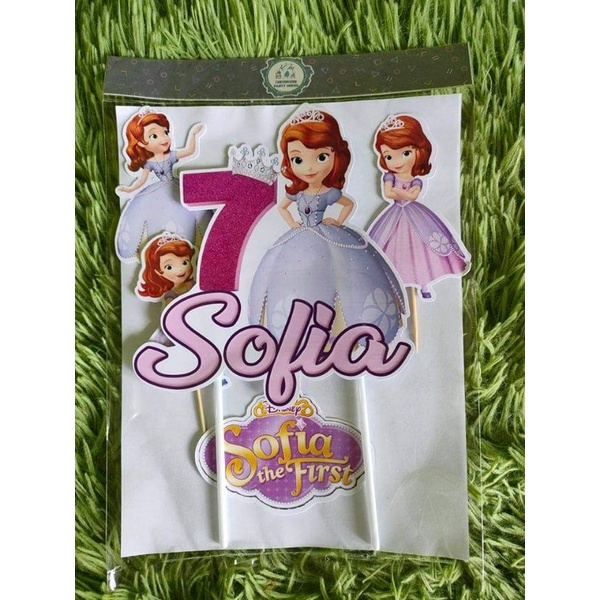 Sofia the First Customize Cake Topper with Name and Age | Shopee ...