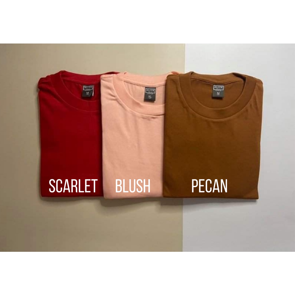 ELITE PRO CLUB Round Neck Premium Cotton Plain Korean Oversized Shirt ...