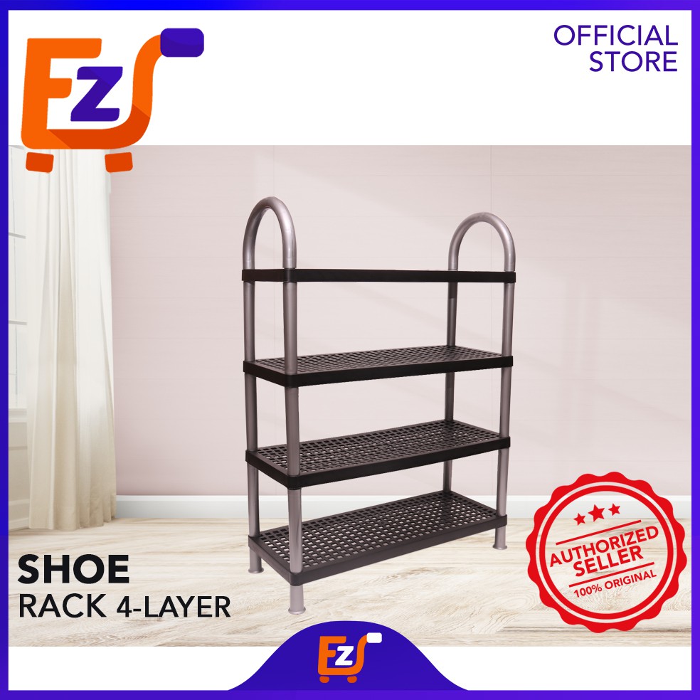 EZ DEAL Megabox Durable & Long Lasting 4-Layer Shoe Organizer/Rack # ...