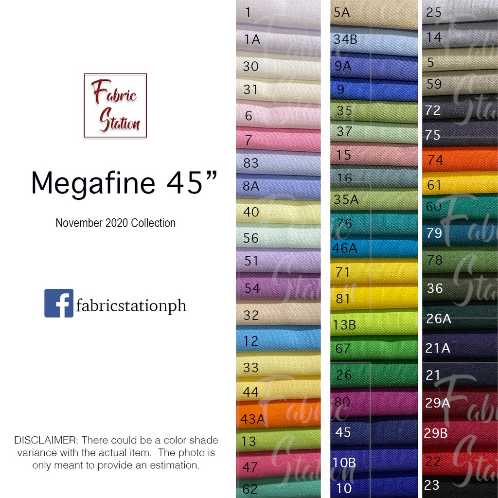 Megafine 45" Cotton Fabric for School Uniforms, Office Uniforms, Scrub ...