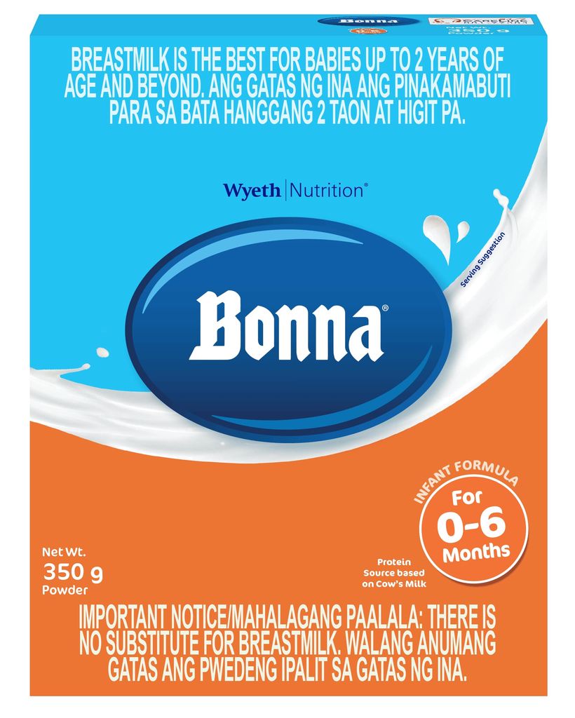 BONNA Stage 1 Infant Formula for 0 to 6 months 350g | Shopee Philippines