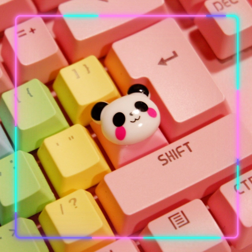 Panda Artisan Kawaii Keycaps for Mechanical Keyboard | Shopee Philippines