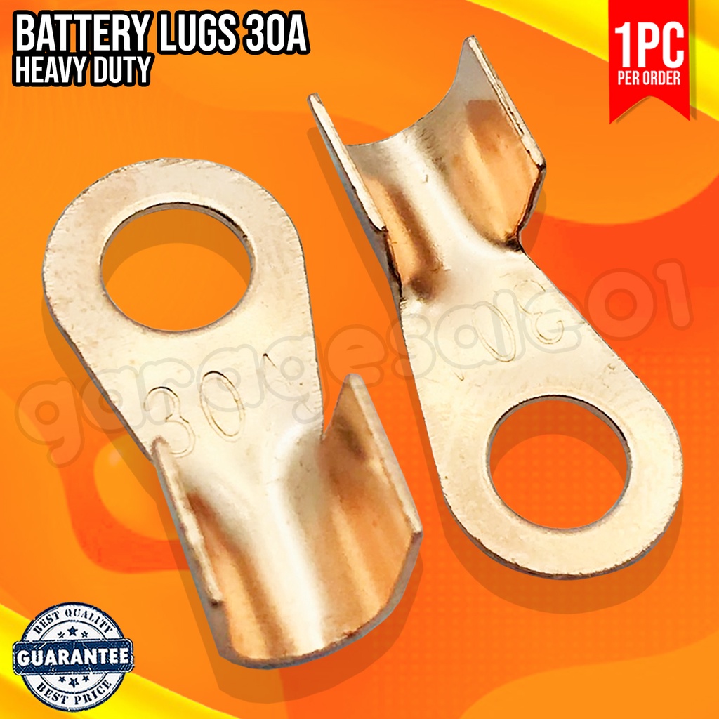 Duty Pure Copper Battery Lug 30A (Per Piece) | Shopee Philippines