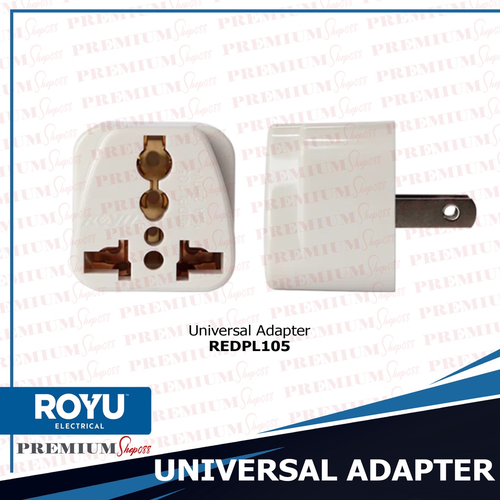 Royu Adapter Round to Flat Universal Switch USB Swing Octopus Triple Cube Type B Female Cord ...