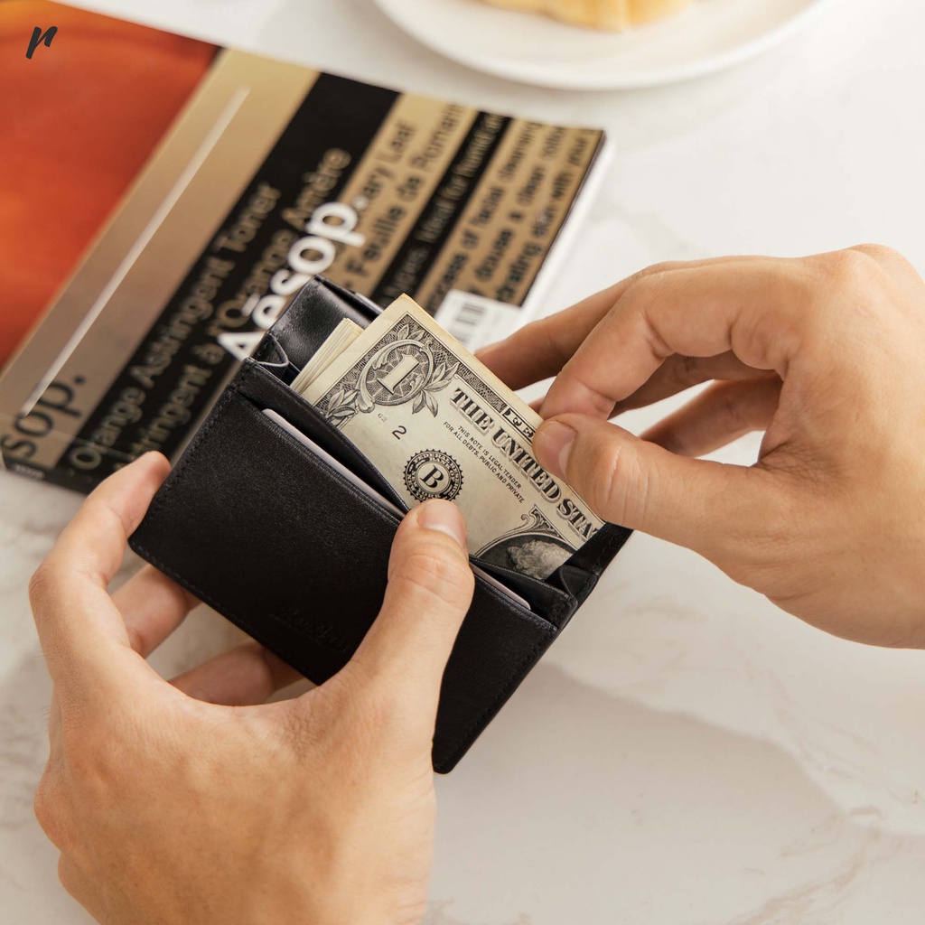 Reckless Folding Leather Wallet - Jack Slim Wallet - Nappa Leather - 3 ...