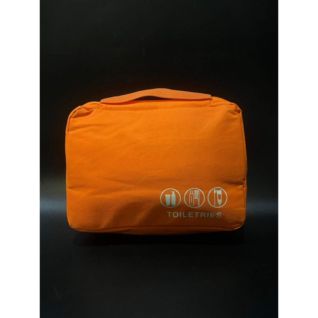 FIRST AID KIT BAG WITH HANDLE ORANGE/ TOILETRIES BAG | Shopee Philippines
