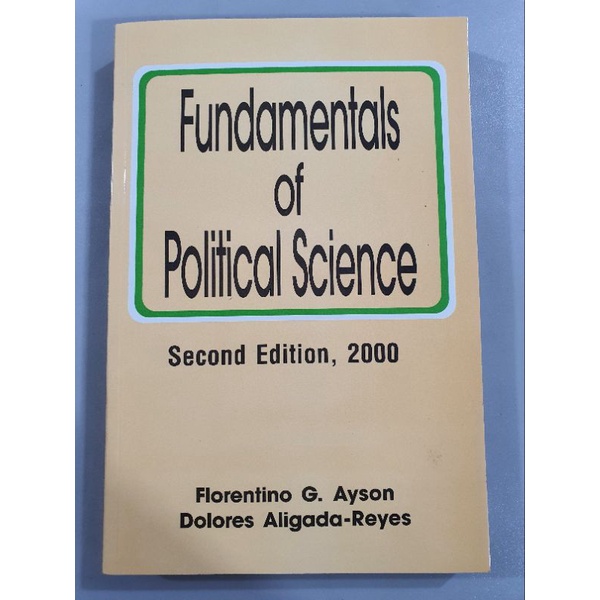 Fundamentals of Polital Science | Shopee Philippines