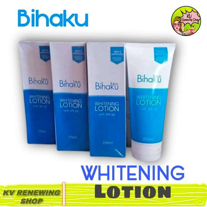 BIHAKU WHITENING LOTION WITH SPF 60 (KV RENEWING) | Shopee Philippines