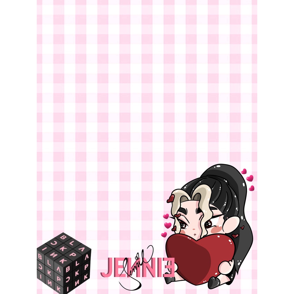 Kpop Notepads BLACKPINK Chibi Note Cute Notepad Handmade Notepads ...