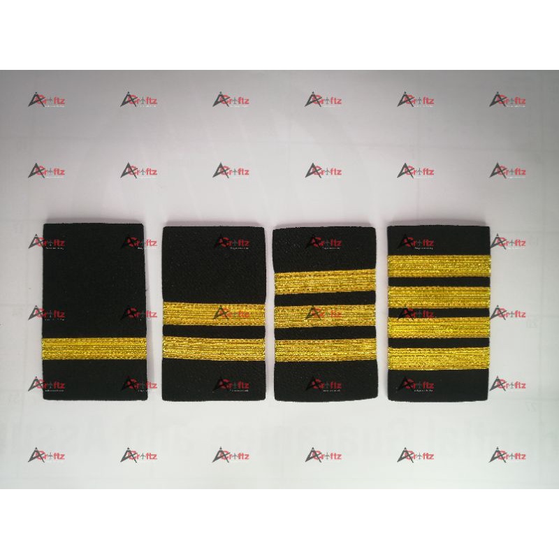 AvCraftz Pilot Epaulettes Aviator, Flight Crew ,Flight Engineer, Co ...