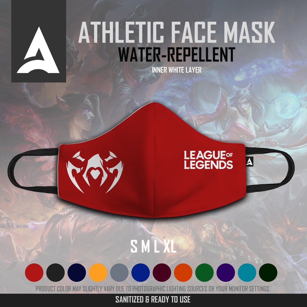 ATHLETIC Water-Repellent Face Mask League of Legends (Assassin ...