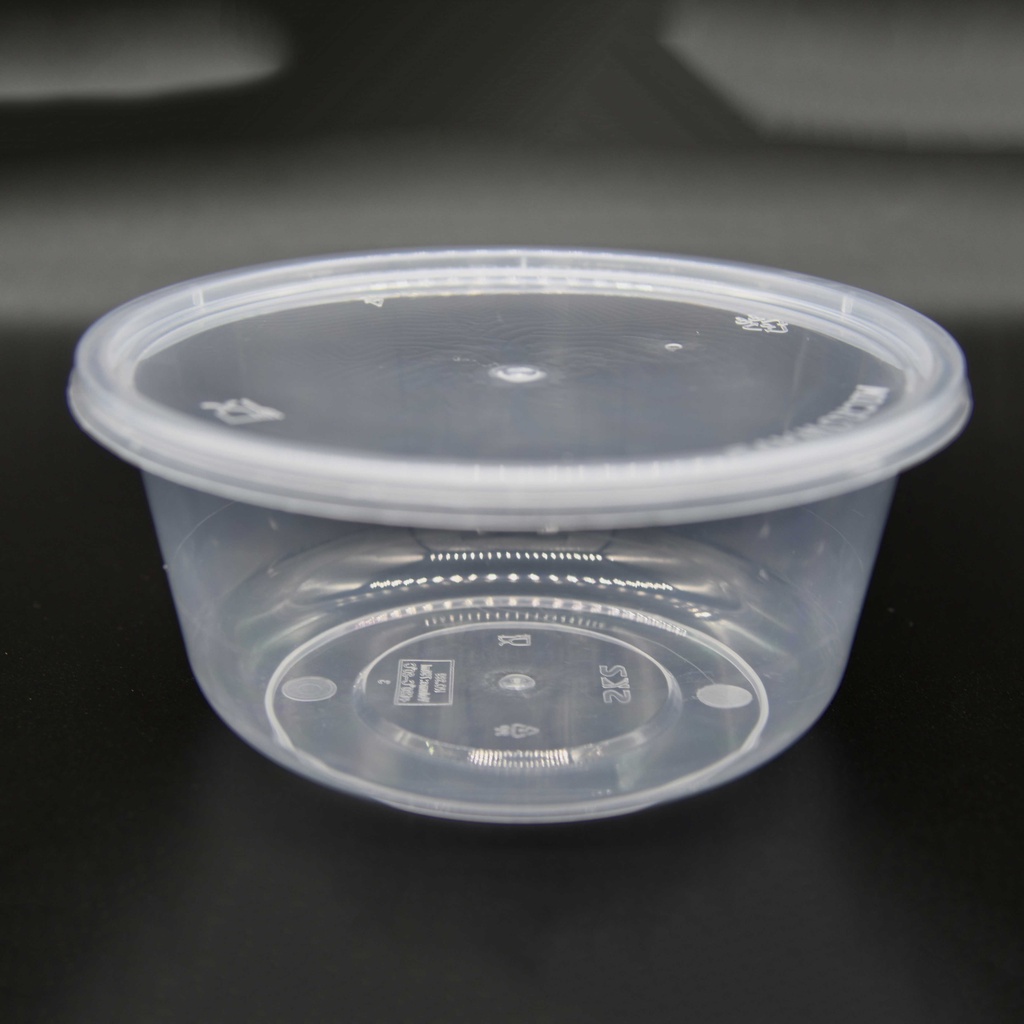 Microwaveable Plastic Round Lunch Box disposable Transparent Plastic ...