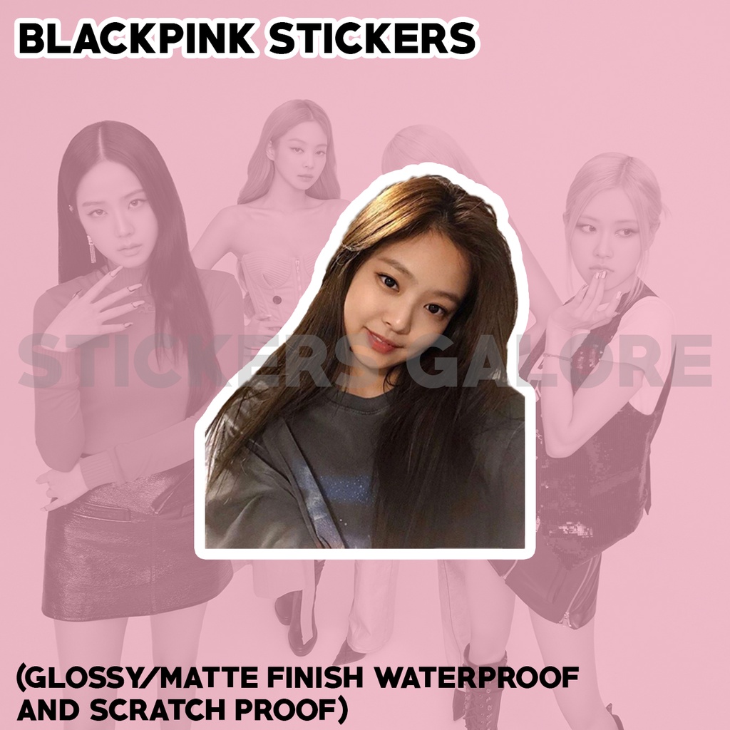 BLACKPINK Jennie VINYL Kpop Sticker Waterproof and Scratchproof ...