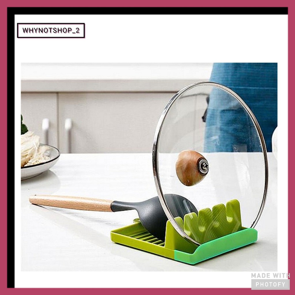 Pot Lid Stand Kitchen Utensil Scoop Rack /Rak Perkakas 1181 | Shopee ...