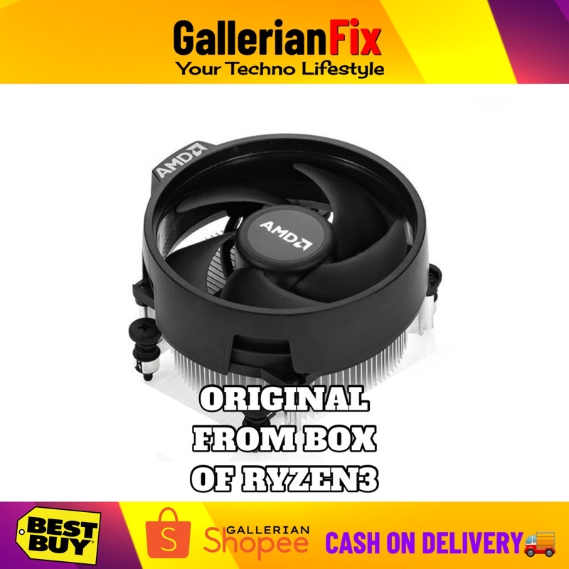 Original Amd Ryzen 3 5 7 & Athlon AM4 Cooling fan hsf heatsink for cpu ...
