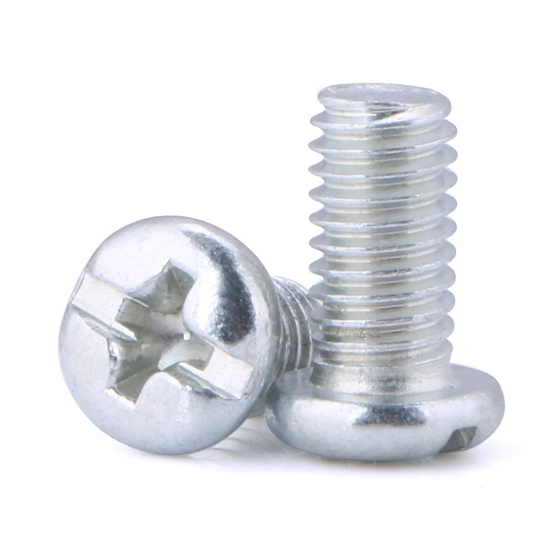 M5 Phillips Pan Head Machine Screw Cross Round Head Bolts - Zinc Plated ...