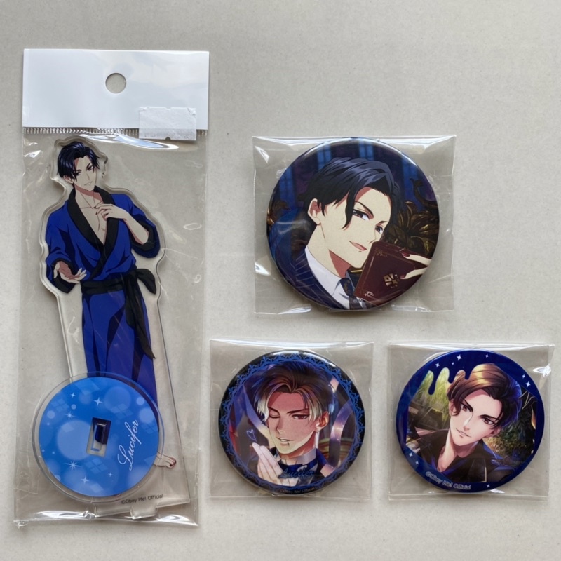 Obey Me! Official Merchandise Lucifer Acrylic Stand Postcard Acrylic ...
