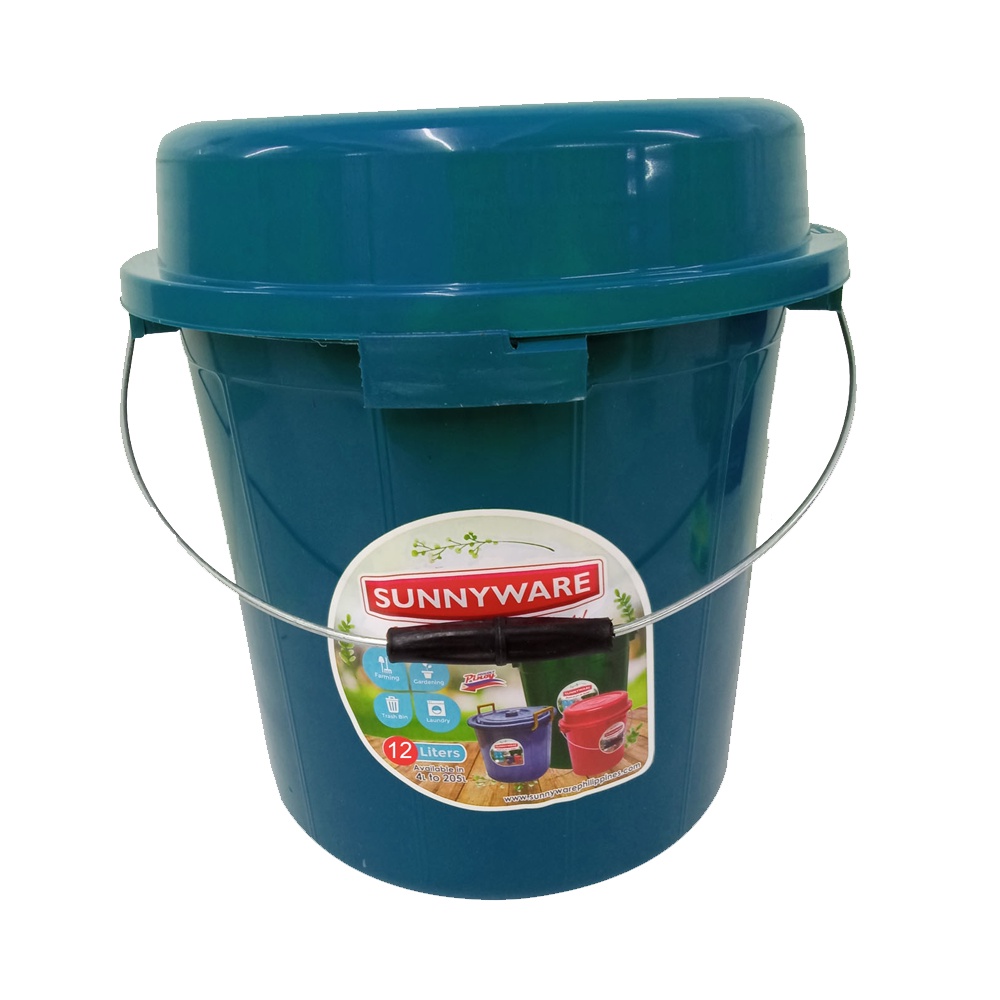 Sunnyware 96173 10 Liter (3 Gal) Pail with Cover Deluxe | Shopee ...