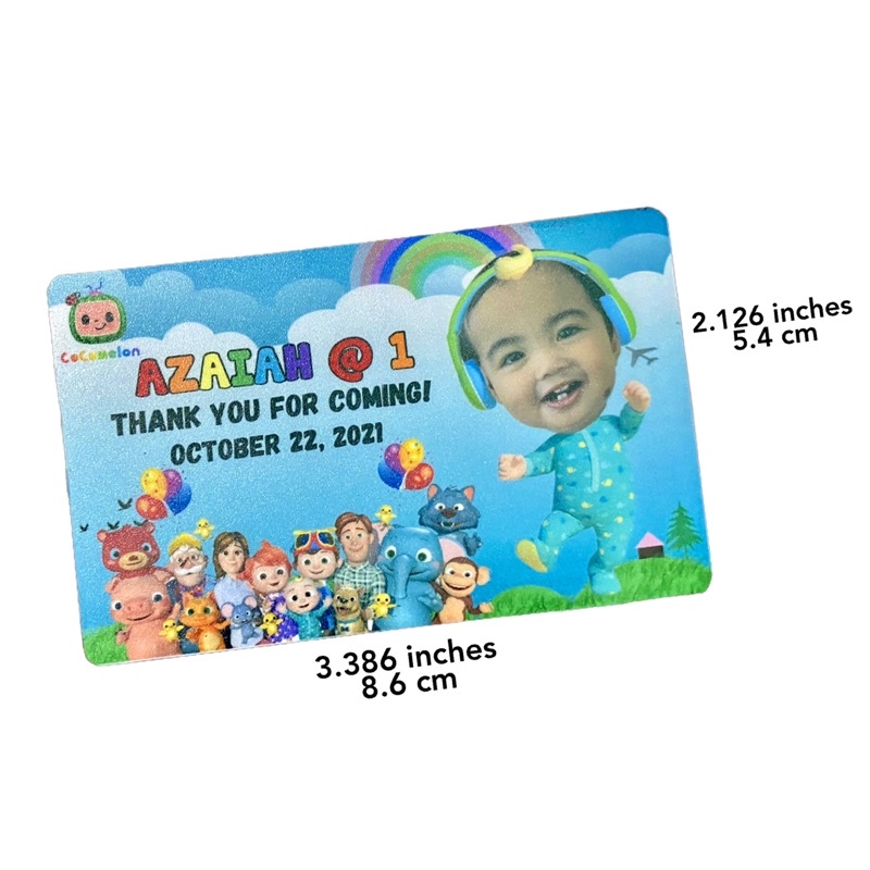 COCOMELON- Customized | Personalized Ref Magnet Souvenir for all events ...
