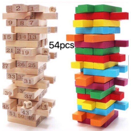 TYK Wooden Stacking Building Blocks | Shopee Philippines