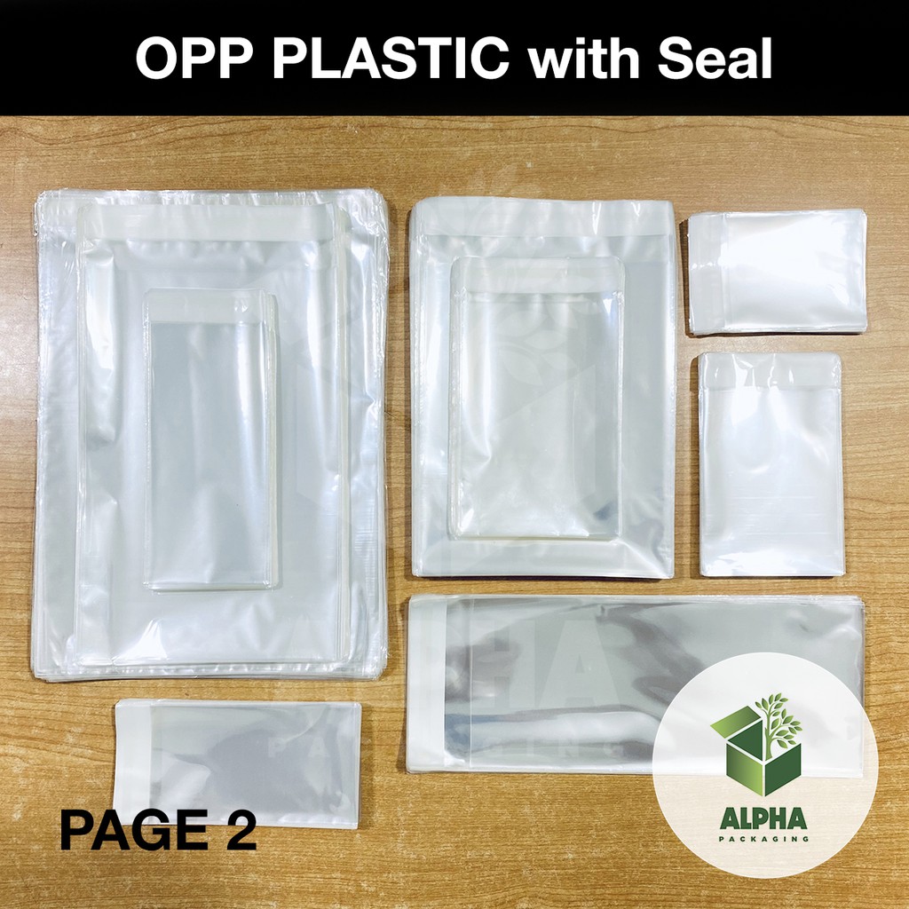 OPP Plastic with Seal – Good Quality (2) | Shopee Philippines