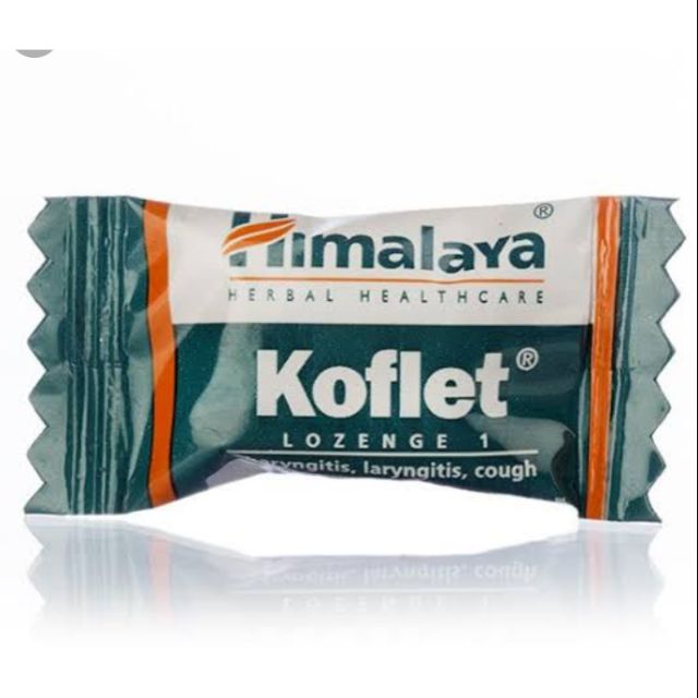 Himalaya Koflet sells cough, sore throat candy, 10 tablets. | Shopee ...