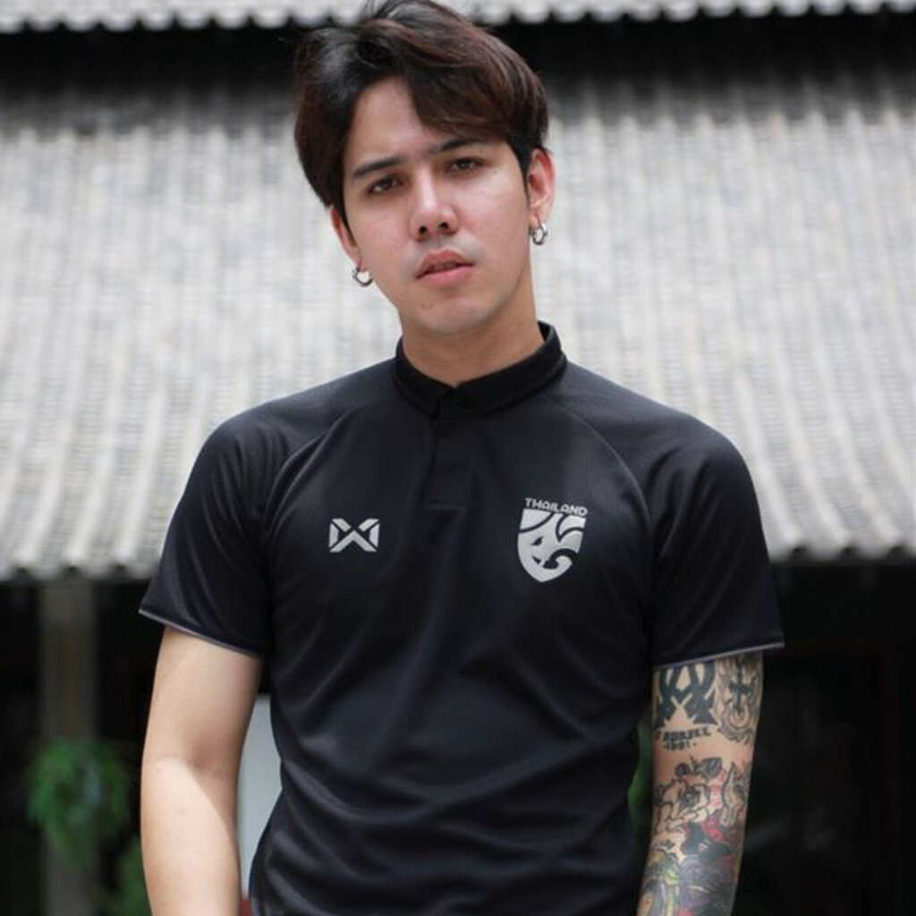 WARRIX Chang War Polo Shirt Thai National Team Black-Black Model ...