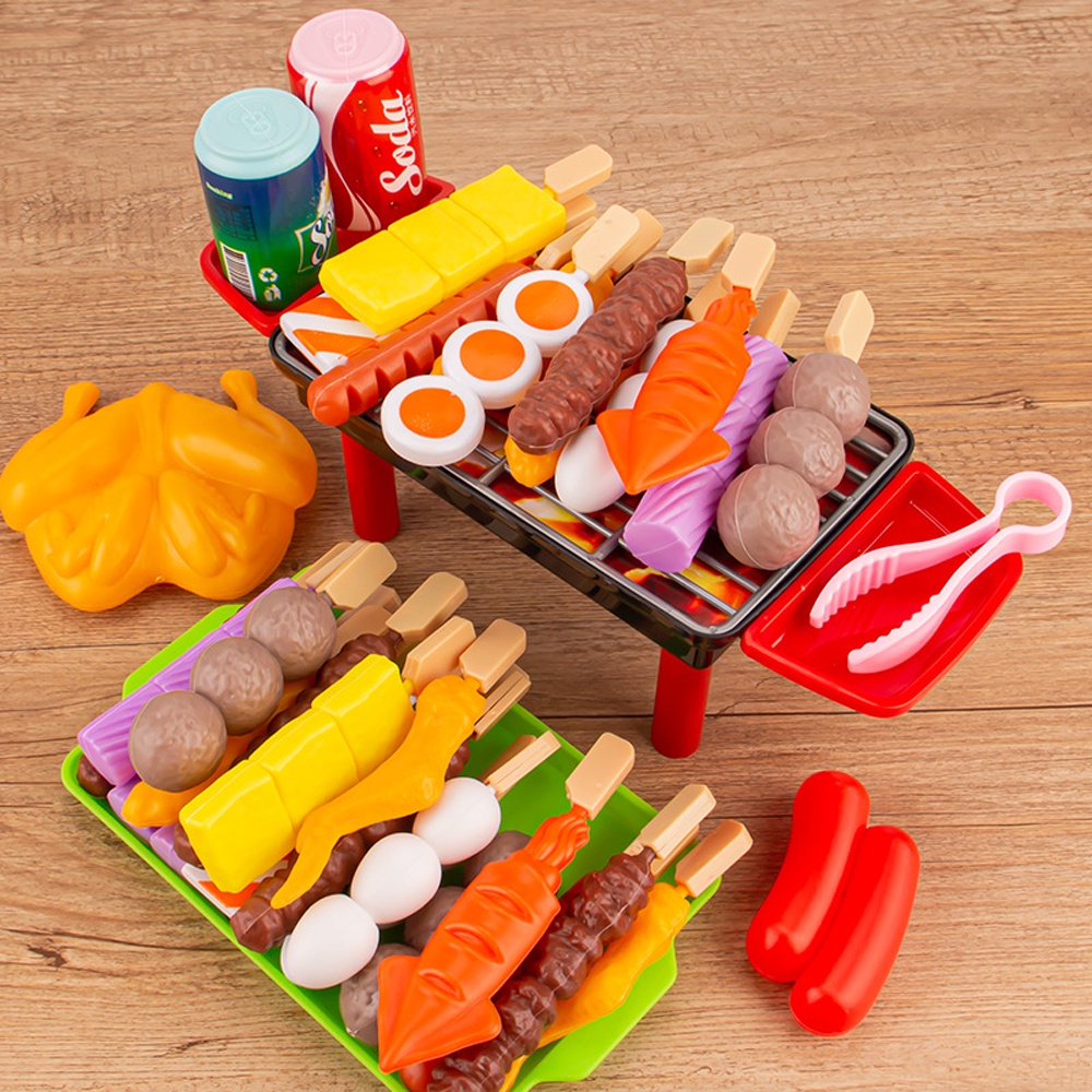 Barkada BBQ Party Kit - Portable Grill & 15+ Food Skewers for Group ...