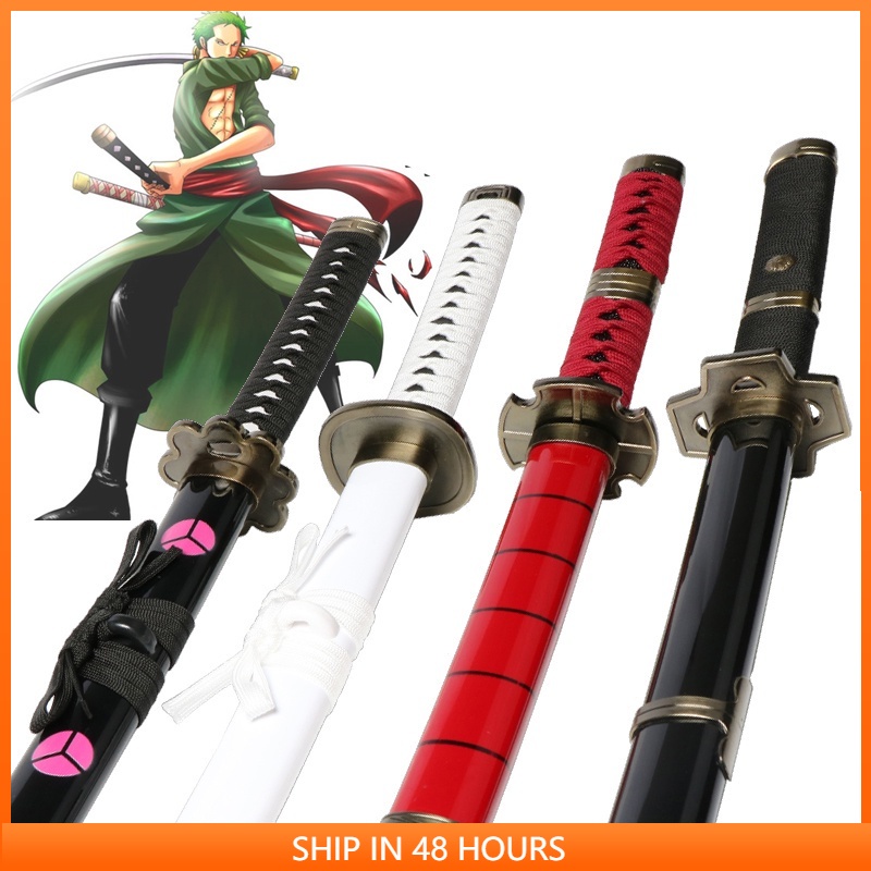 [Long 108cm]One Piece Sword Roronoa Zoro Law Bleach Ichigo Wooden Sword ...