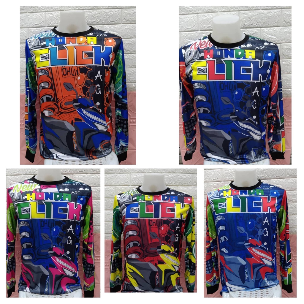 8023 HONDA CLICK LONG SLEEVE PANG MOTOR | Shopee Philippines