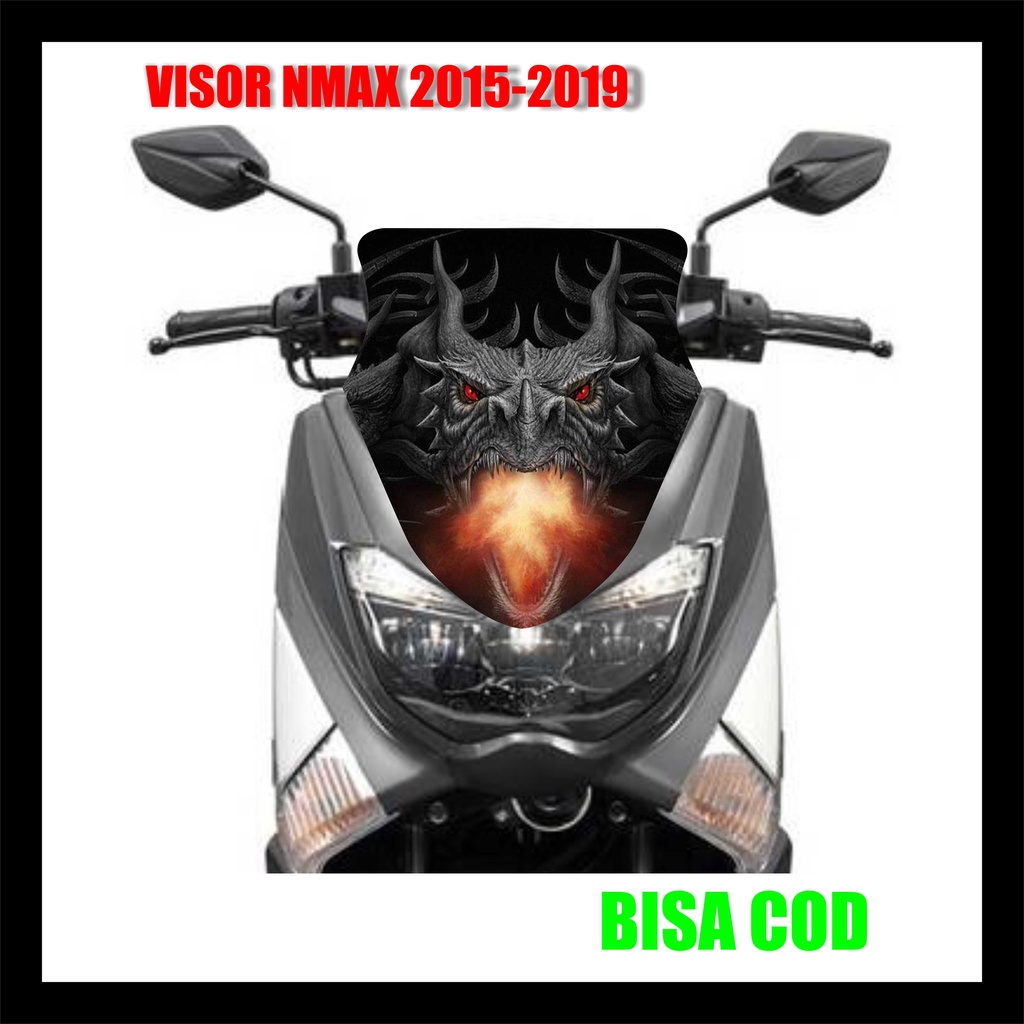 Old 2018 YAMAHA NMAX MOTORCYCLE VISOR STICKER | Shopee Philippines